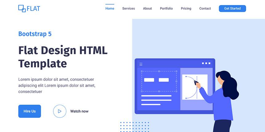 Free Minimal Website Templates | UIdeck