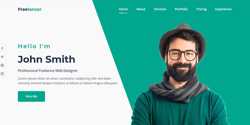 Free CV Website Templates | UIdeck