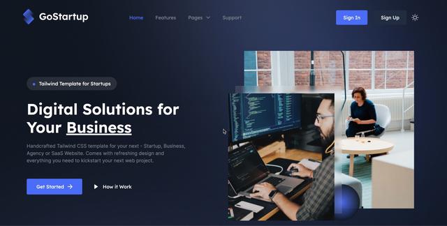 Free Tailwind CSS Templates | UIdeck