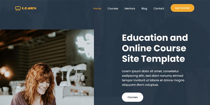 Education Website Templates | UIdeck
