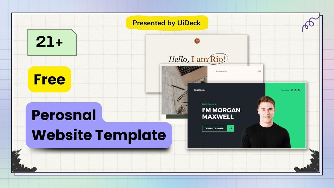 21+ Free Personal Website Templates For Attractive Web Presence in 2024 ...